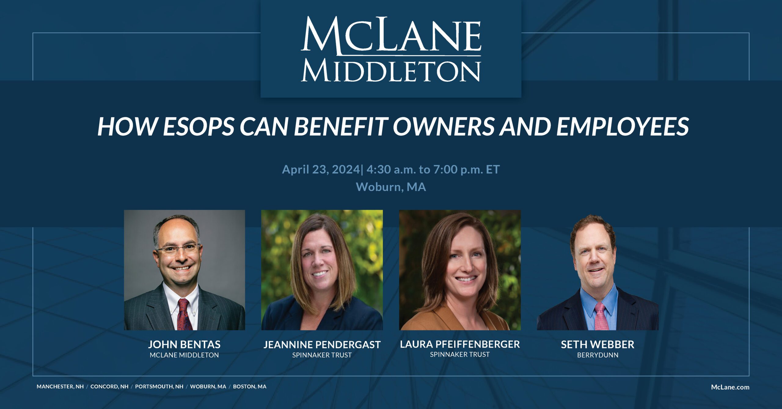 How ESOPs Can Benefit Owners and Employees - McLane Middleton
