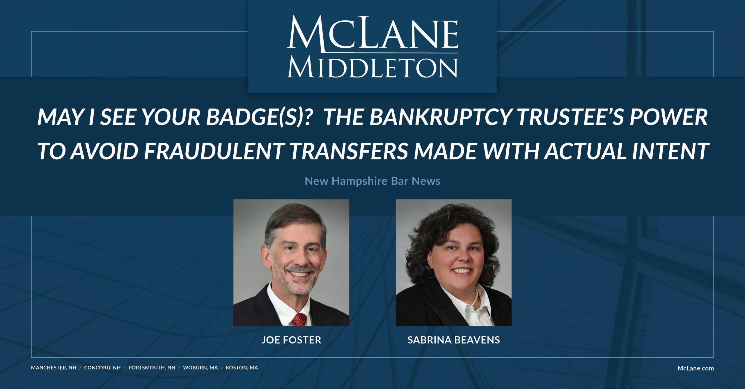 May I See Your Badge(s)? The Bankruptcy Trustee’s Power to Avoid ...