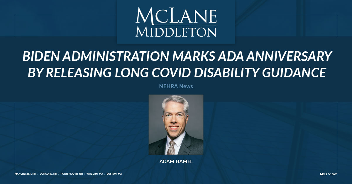 Biden Administration Marks ADA Anniversary by Releasing Long COVID ...