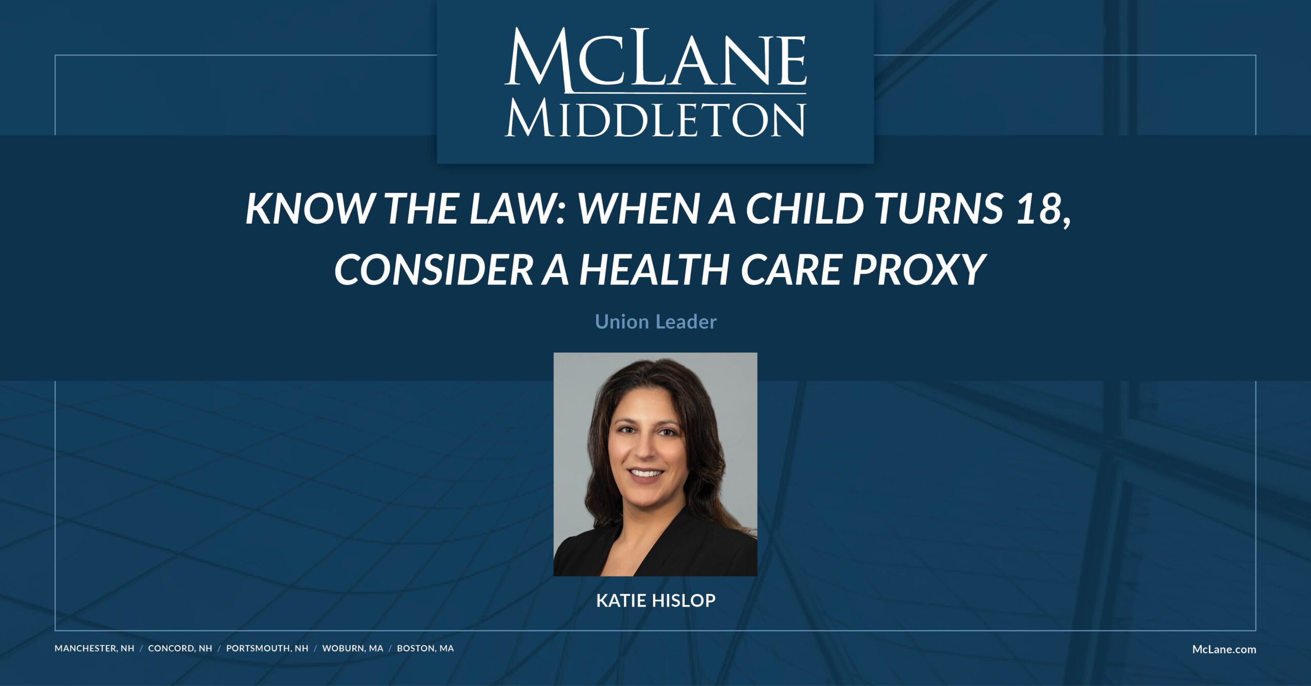 Know the Law: When a Child Turns 18, Consider a Health Care Proxy ...