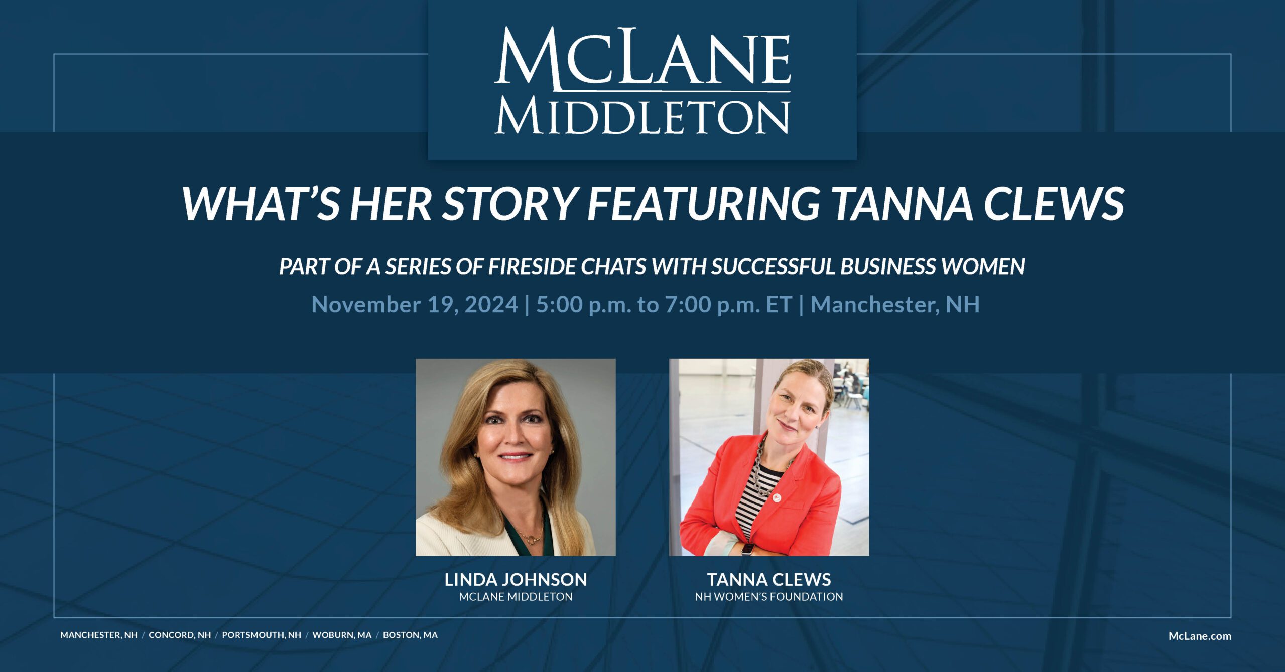 What's Her Story with Tanna Clews - McLane Middleton