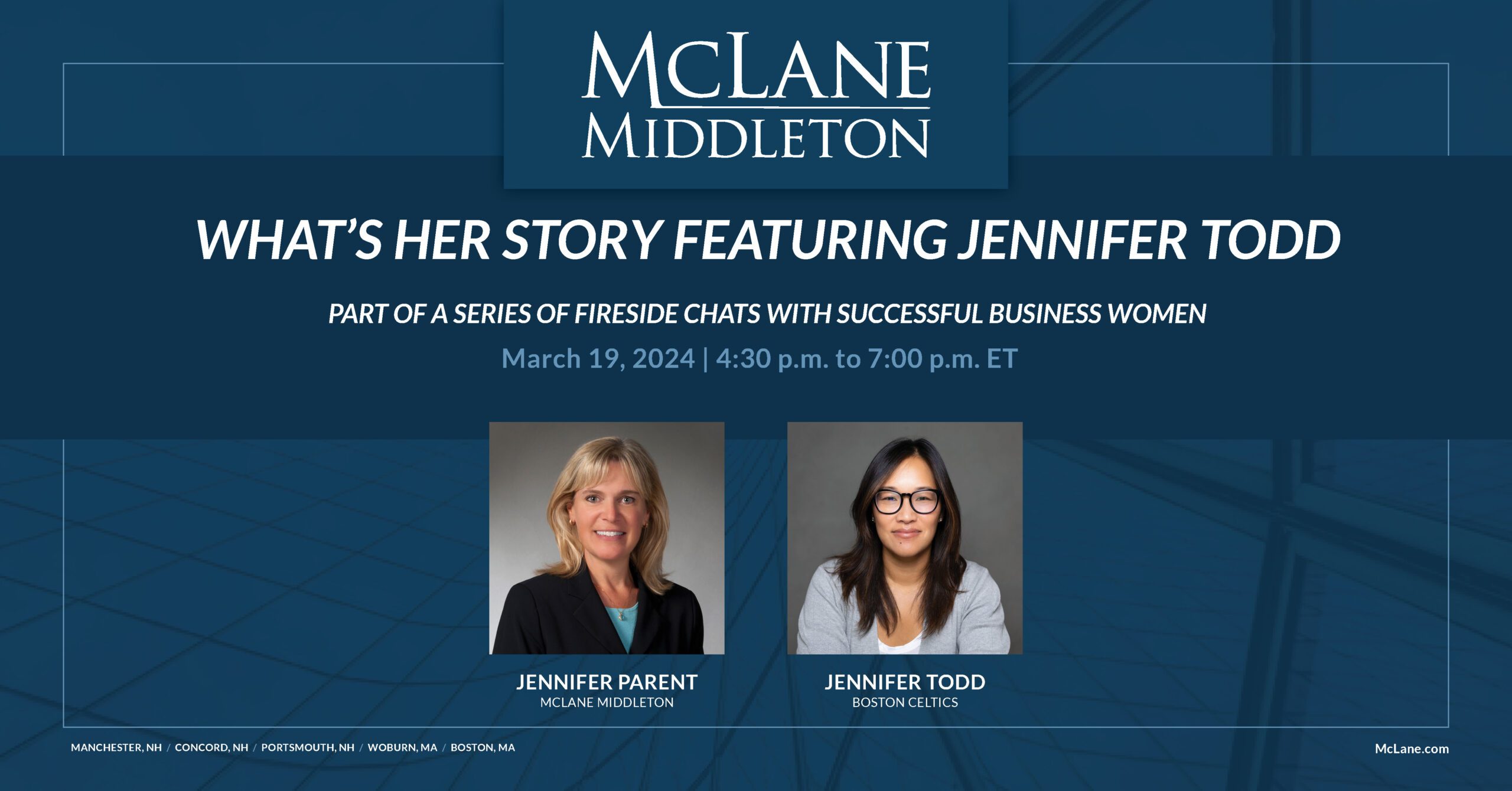 What's Her Story Featuring Jennifer Todd - McLane Middleton