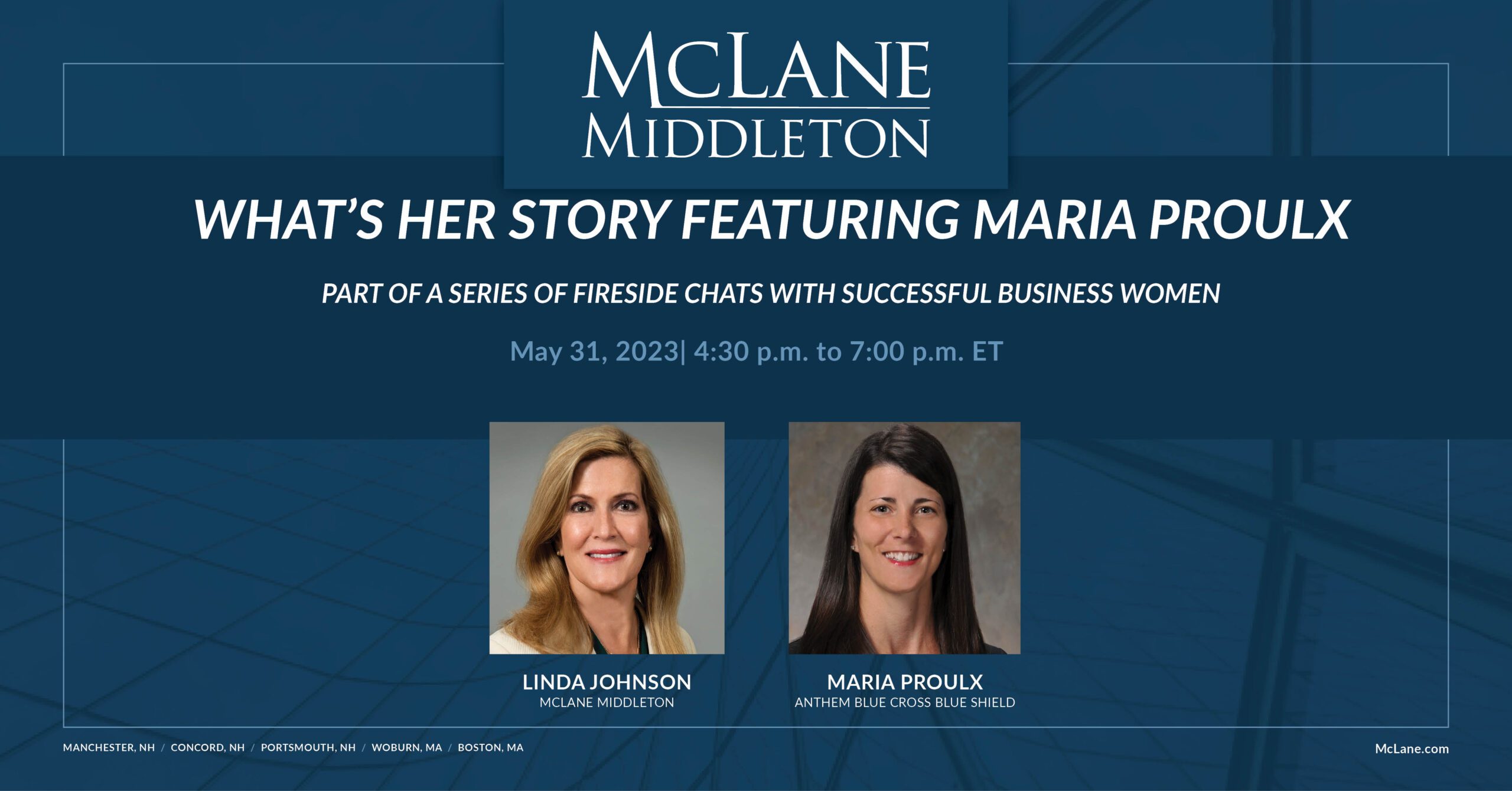 McLane Middleton to Host “What’s Her Story” Event With Guest Maria ...